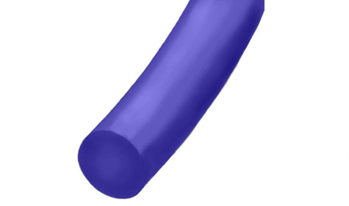 Blue Polyurethane Solid Round Conveyor Belt (Rough) Polycord